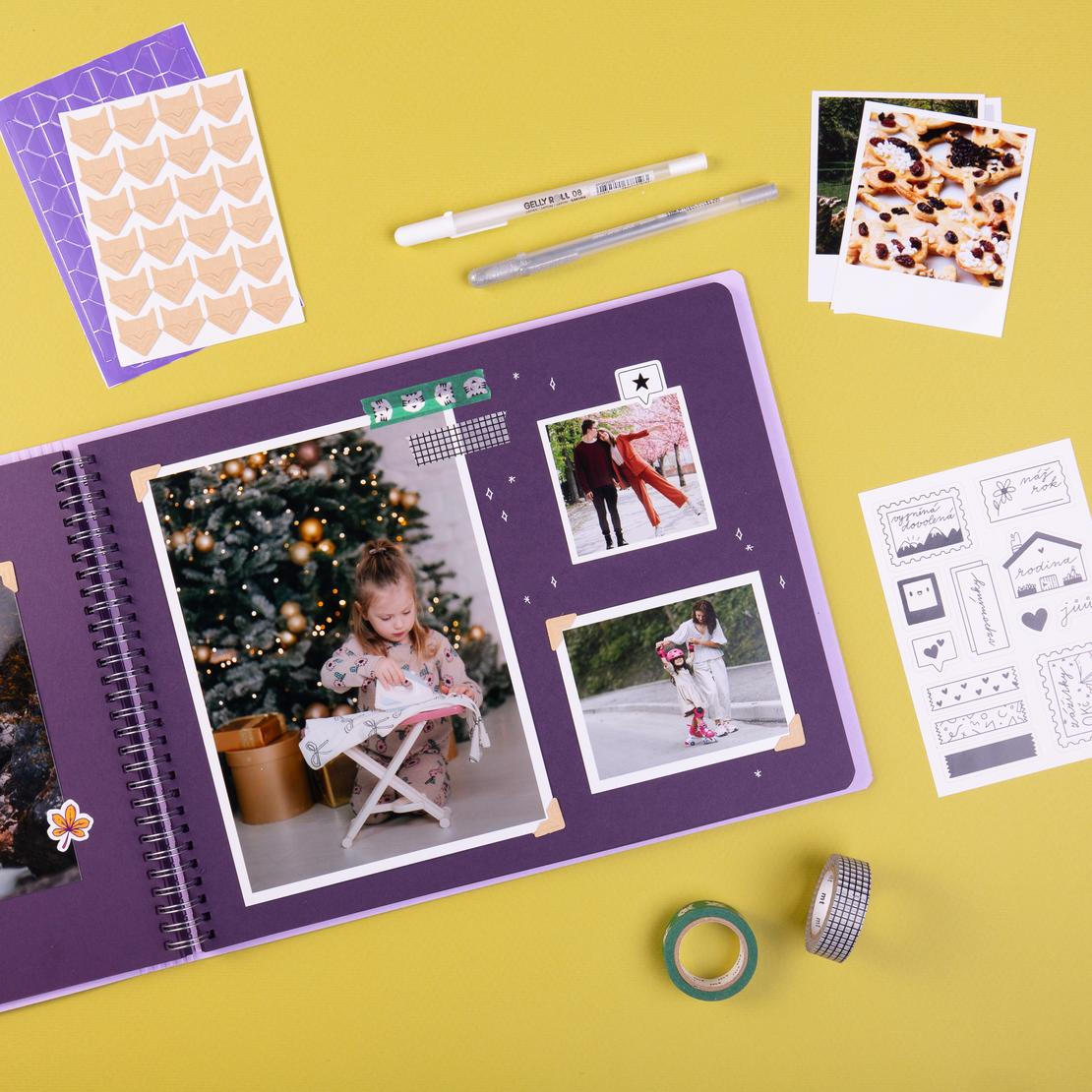 Beige Scrapbooking Kit (Wide Album) | Squared.one USD