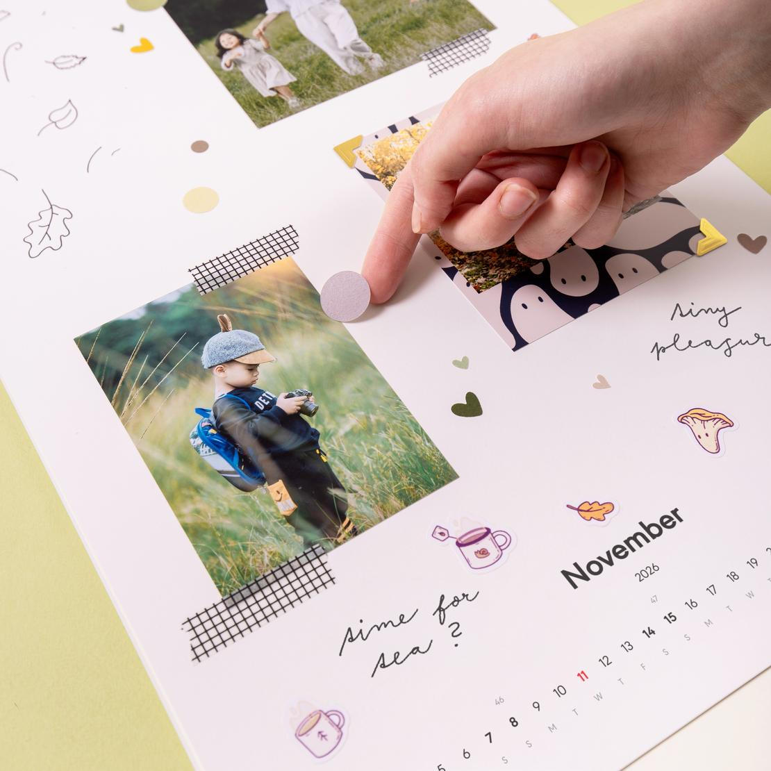 Calendario DIY - natural | Squared.one USD